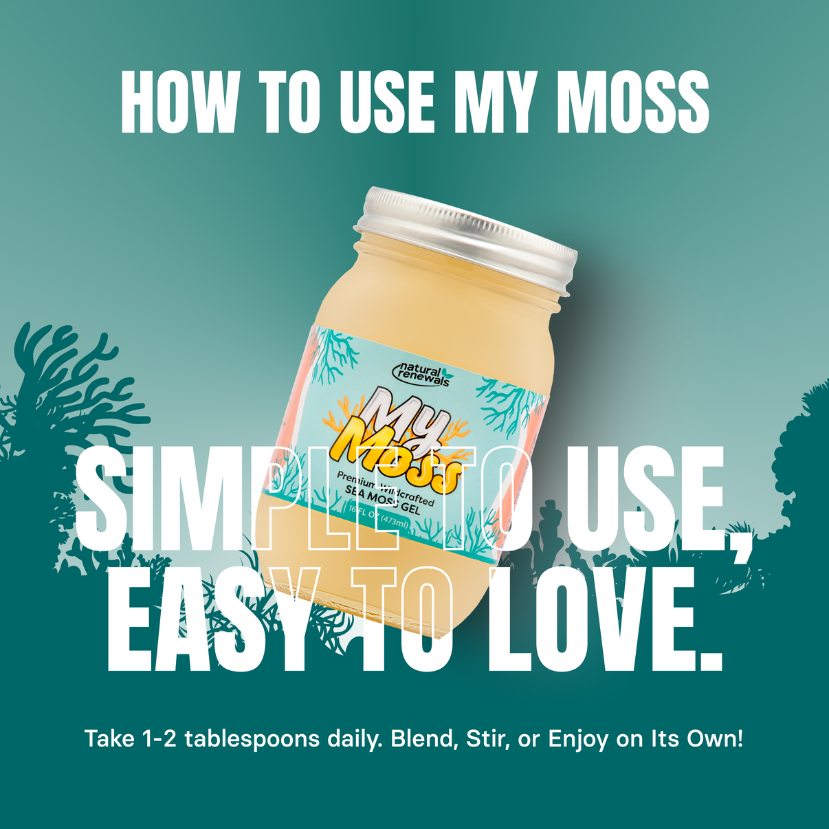 "My Moss" Sea Moss Flavor Gel - 16oz – Natural Renewals